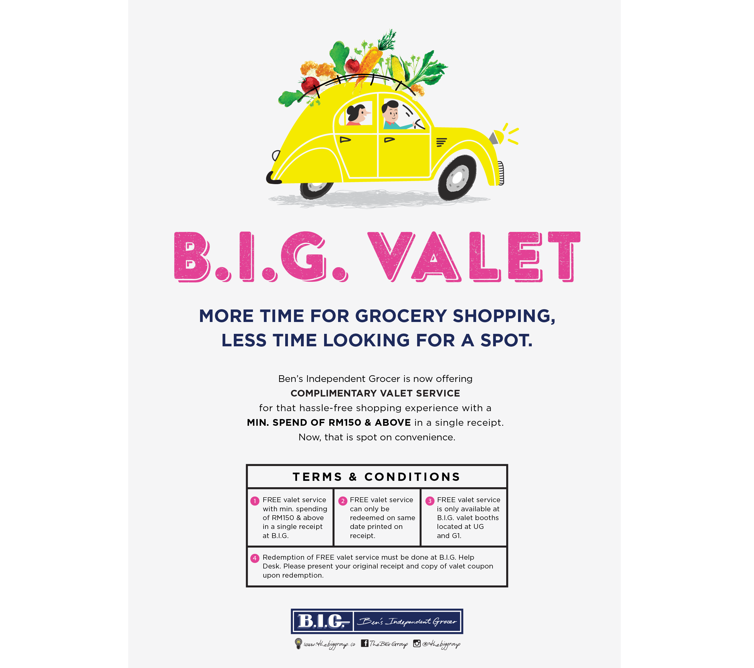 Valet Service Campaign at BIG - Ngooi Su Hwa