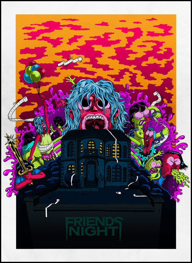 Friends Night | poster - lilfuchs