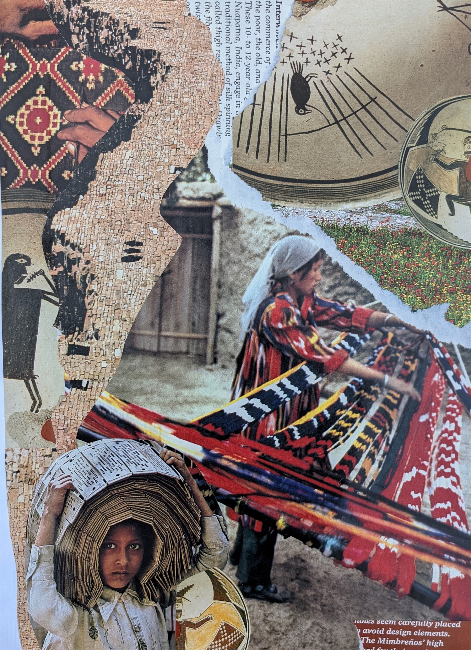 weavin' collage - Sayma H