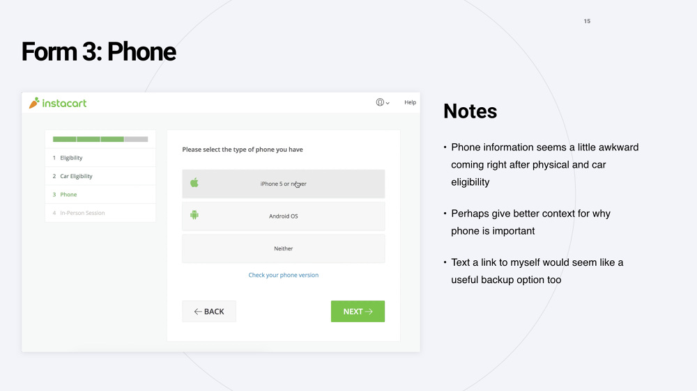 Instacart: Shopper Sign Up - Cordell Yee