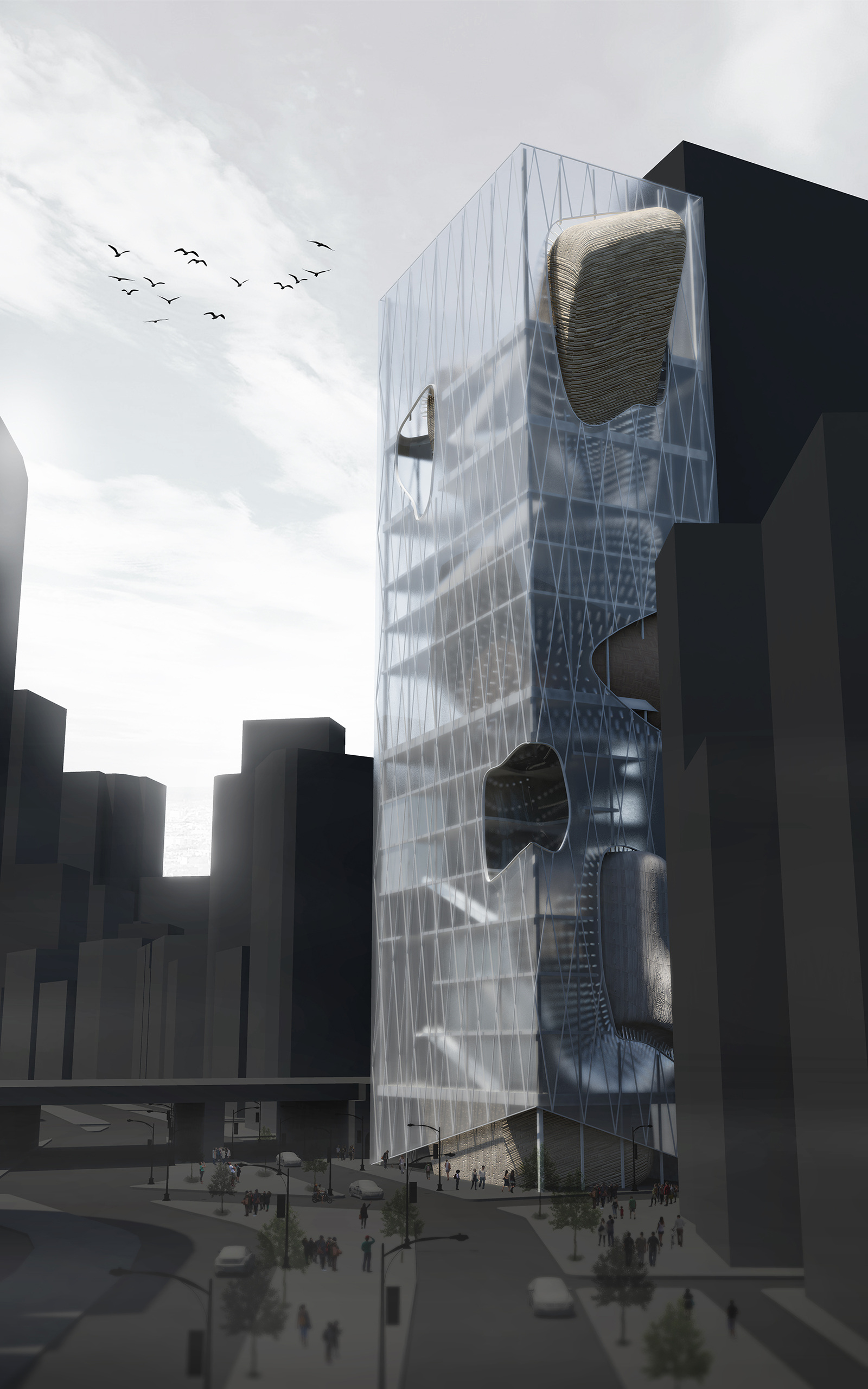 TOKYO VERTICAL CEMETERY - WHYNOT STUDIO