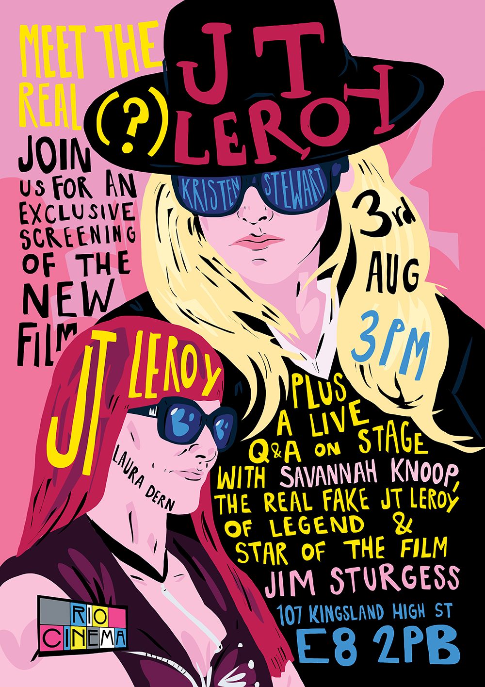 JT Leroy - Poster - FreddeLanka