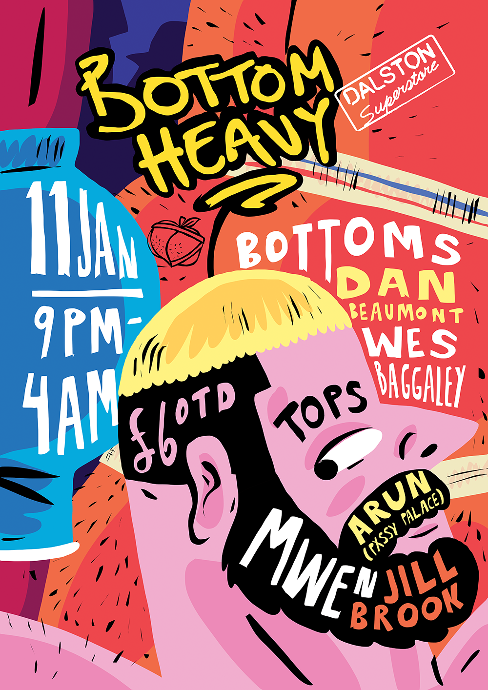 Bottom Heavy - Poster - FreddeLanka