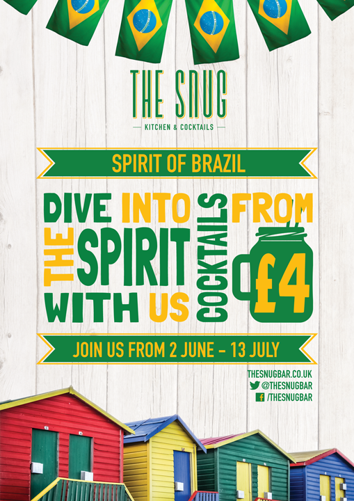 Snug Bars Poster Design - Brazil World Cup - Joao Marques