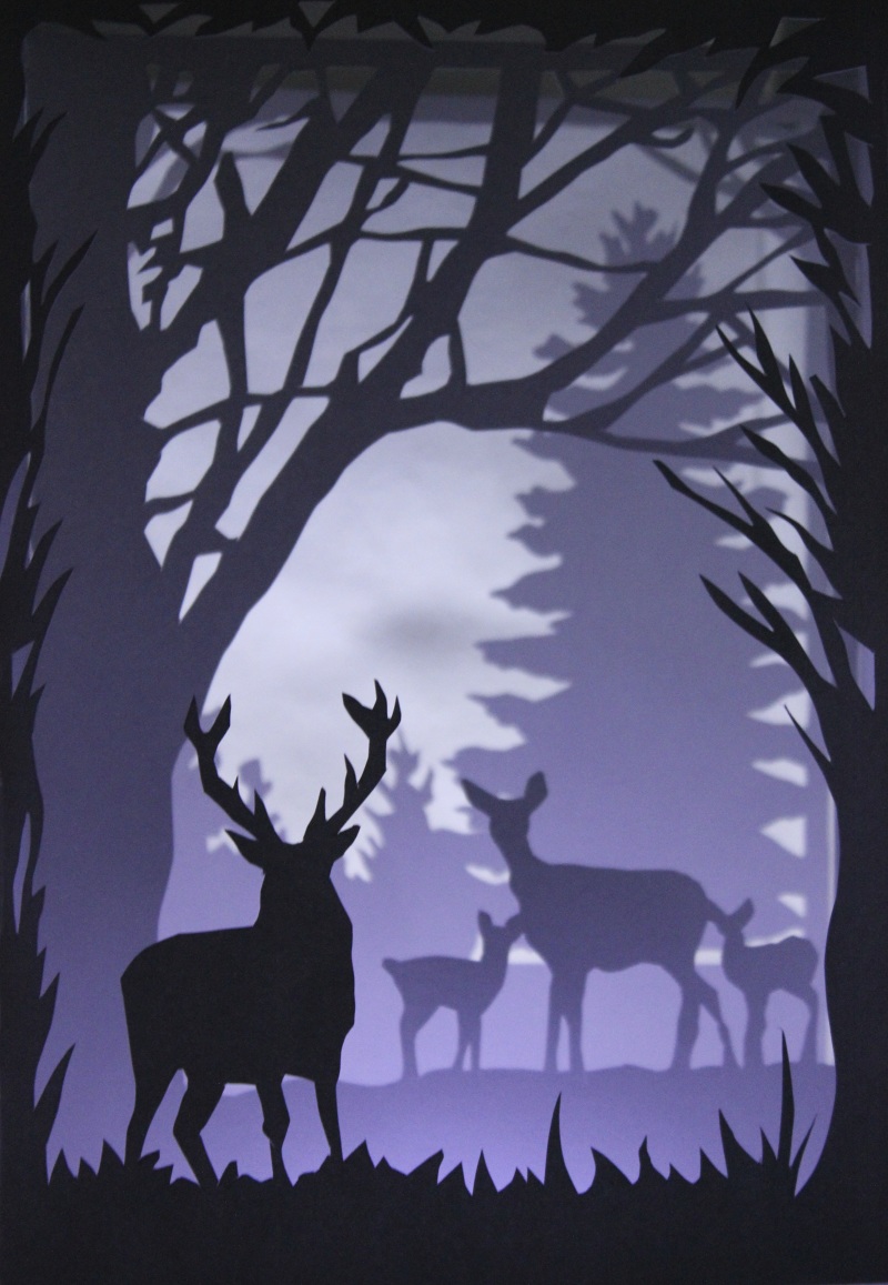 Woodland Scene - Lydia Hopwood Illustration
