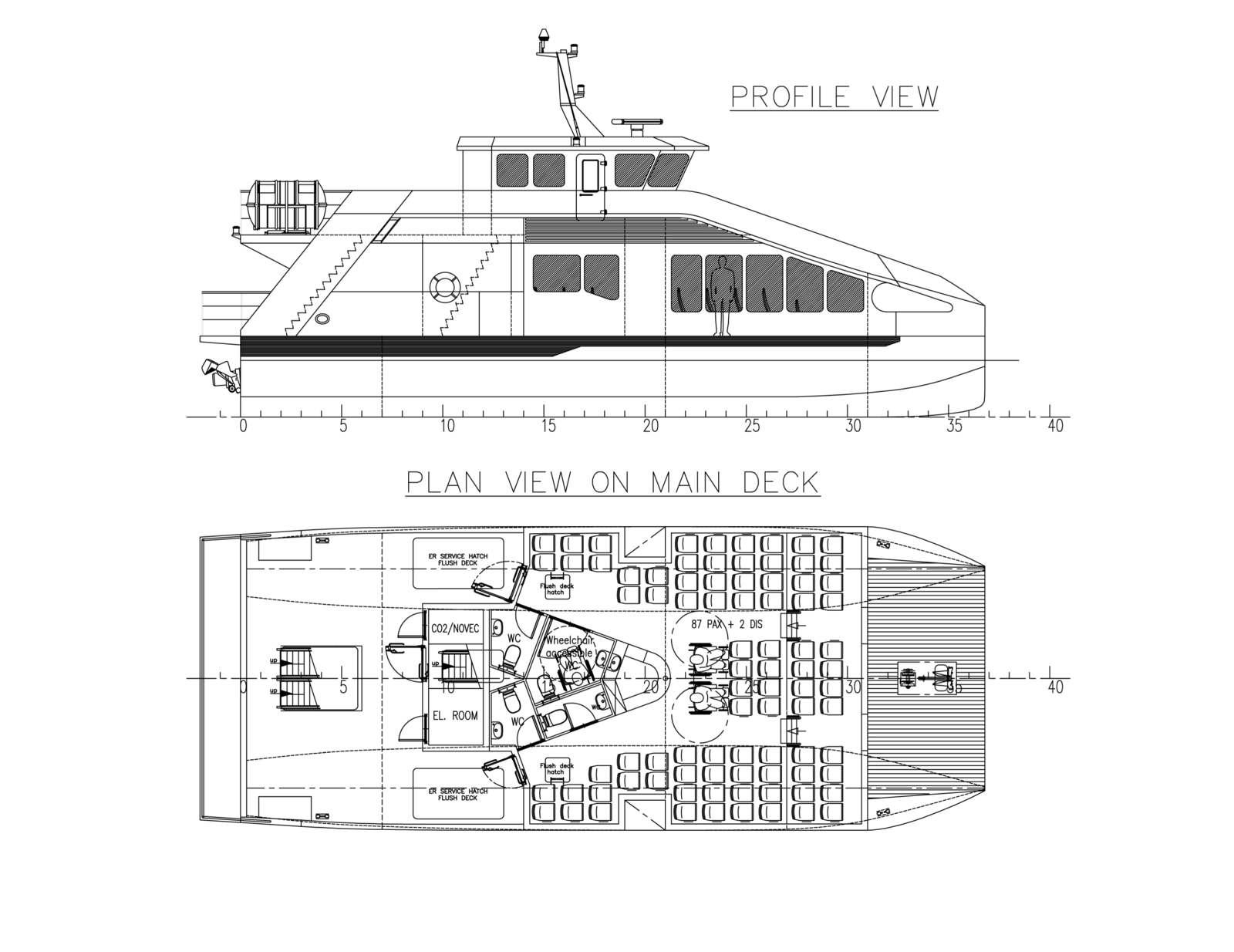 Shallow Water Passenger Vessel - Karolina Horn