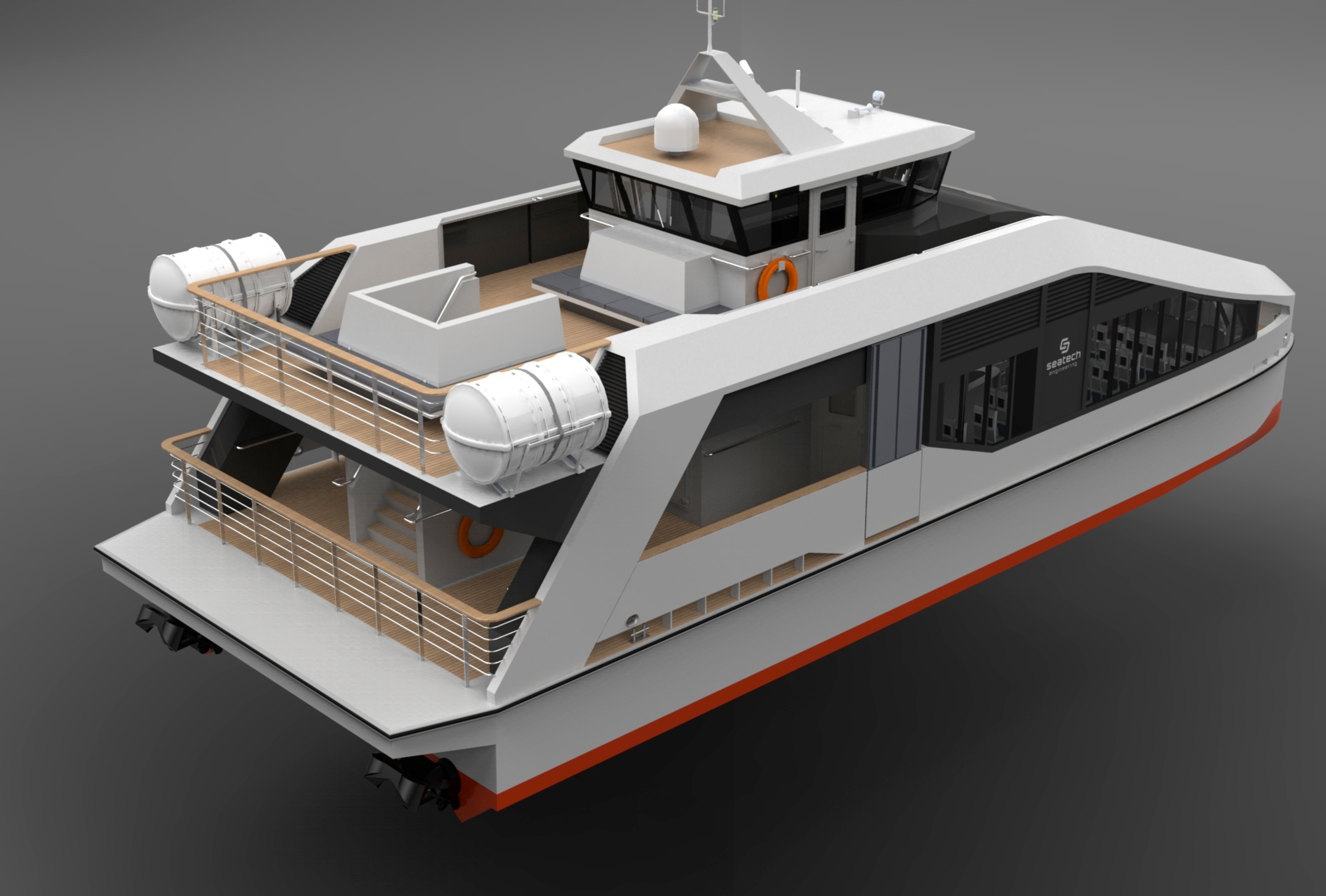 Shallow Water Passenger Vessel - Karolina Horn