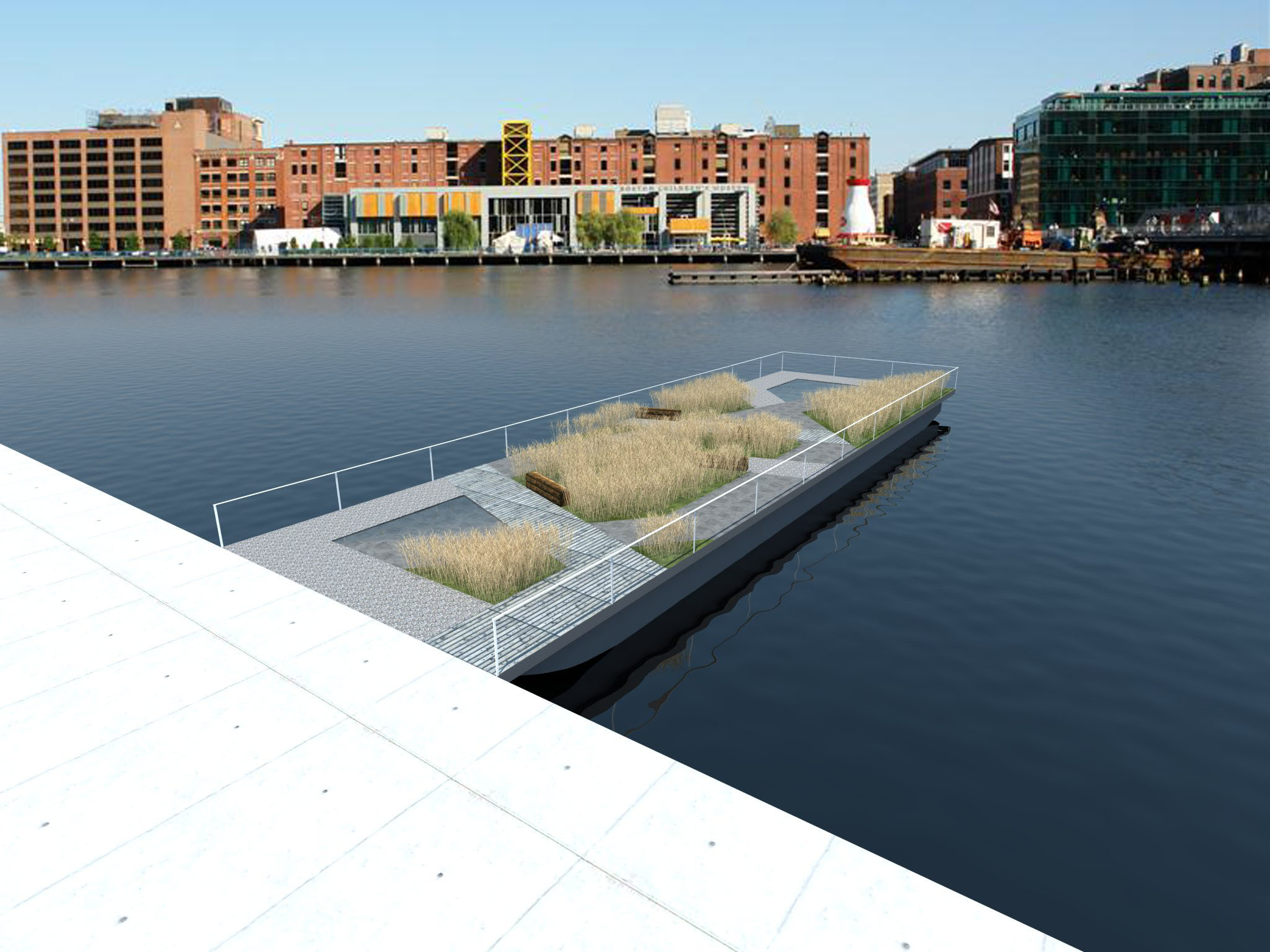 Walk on the Water - The Barge - 1/1 Landscape + Architecture