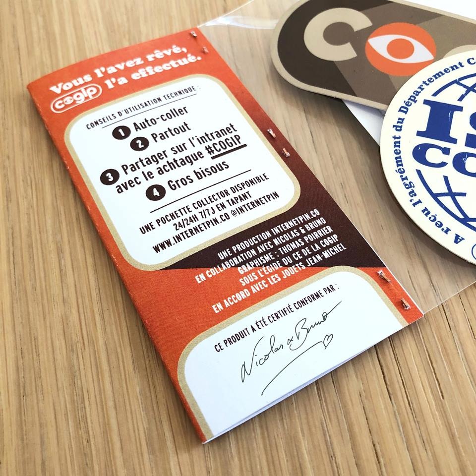 COGIP - Stickers à caractère informatif - Thomas Poirrier