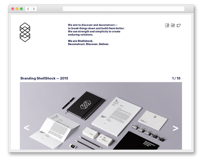 Shellshock Inc. BI design - Hyein Jung Graphic designer