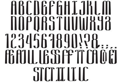 The Pennsylvania Dutch Typeface - Chloe Icay