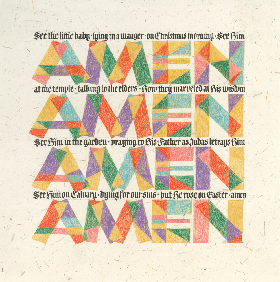 SPIRITUALS - Timothy R. Botts Calligraphy