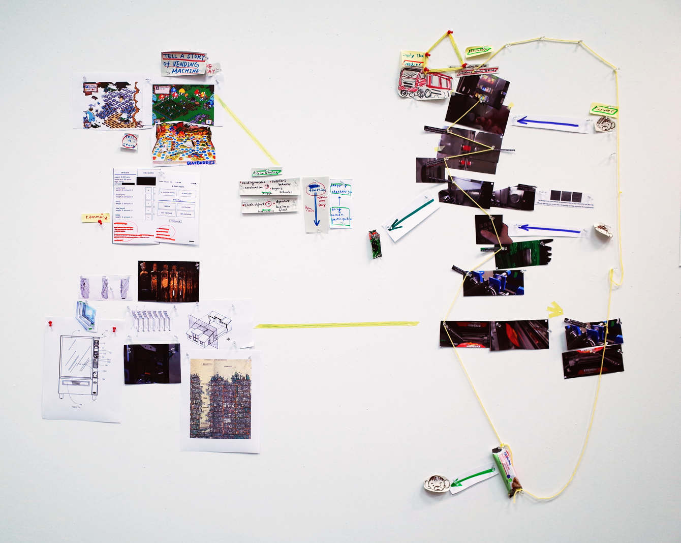Drawing a system/ Vending machine - FEI WANG