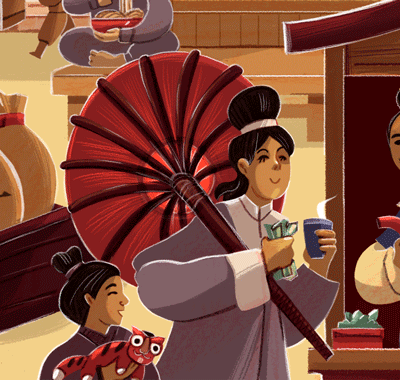 Ancient China - Sweet and Sour Illustrations by Irina Shi