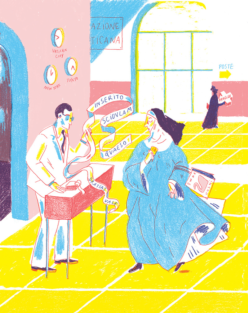 Citrus #4 Dieu, « Vatican City » - Anne-Hélène Dubray | Illustration