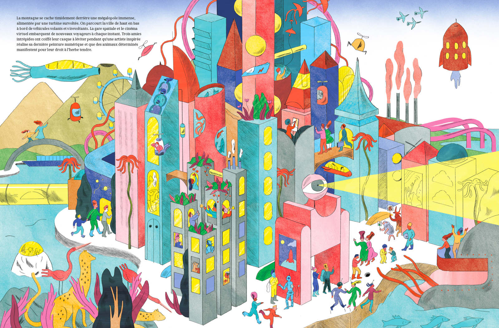 La Montagne - Anne-Hélène Dubray | Illustration