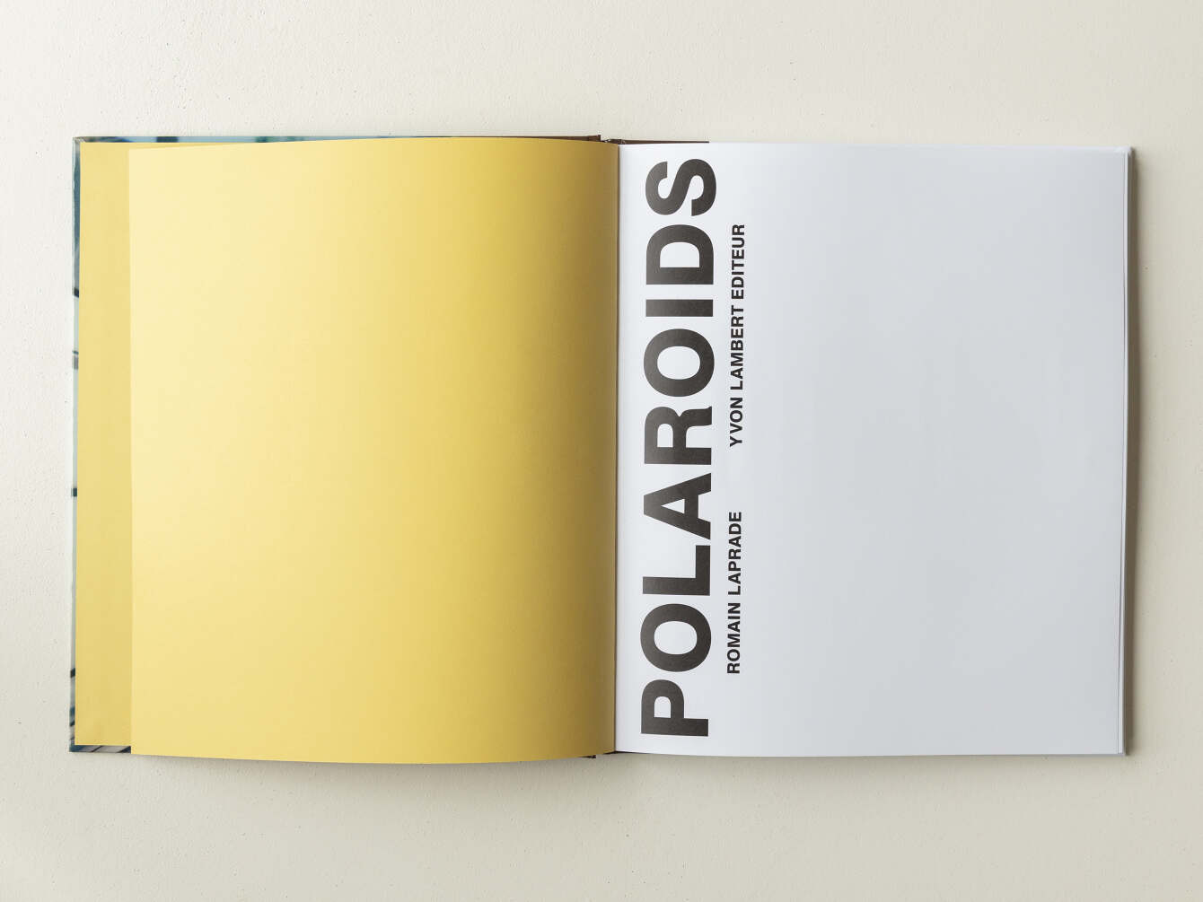 POLAROIDS BOOK - Romain Laprade - Photographer