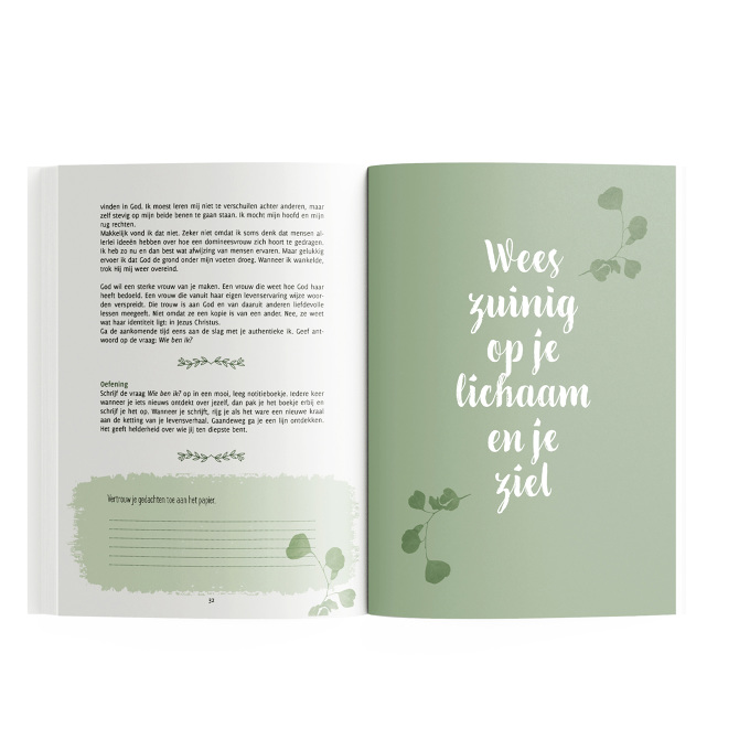 Boek ontwerp - Een Nieuwe Dag - www.corinezwier.com