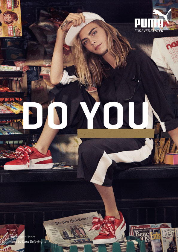 Cara x PUMA Basket campaign - remicarlioz