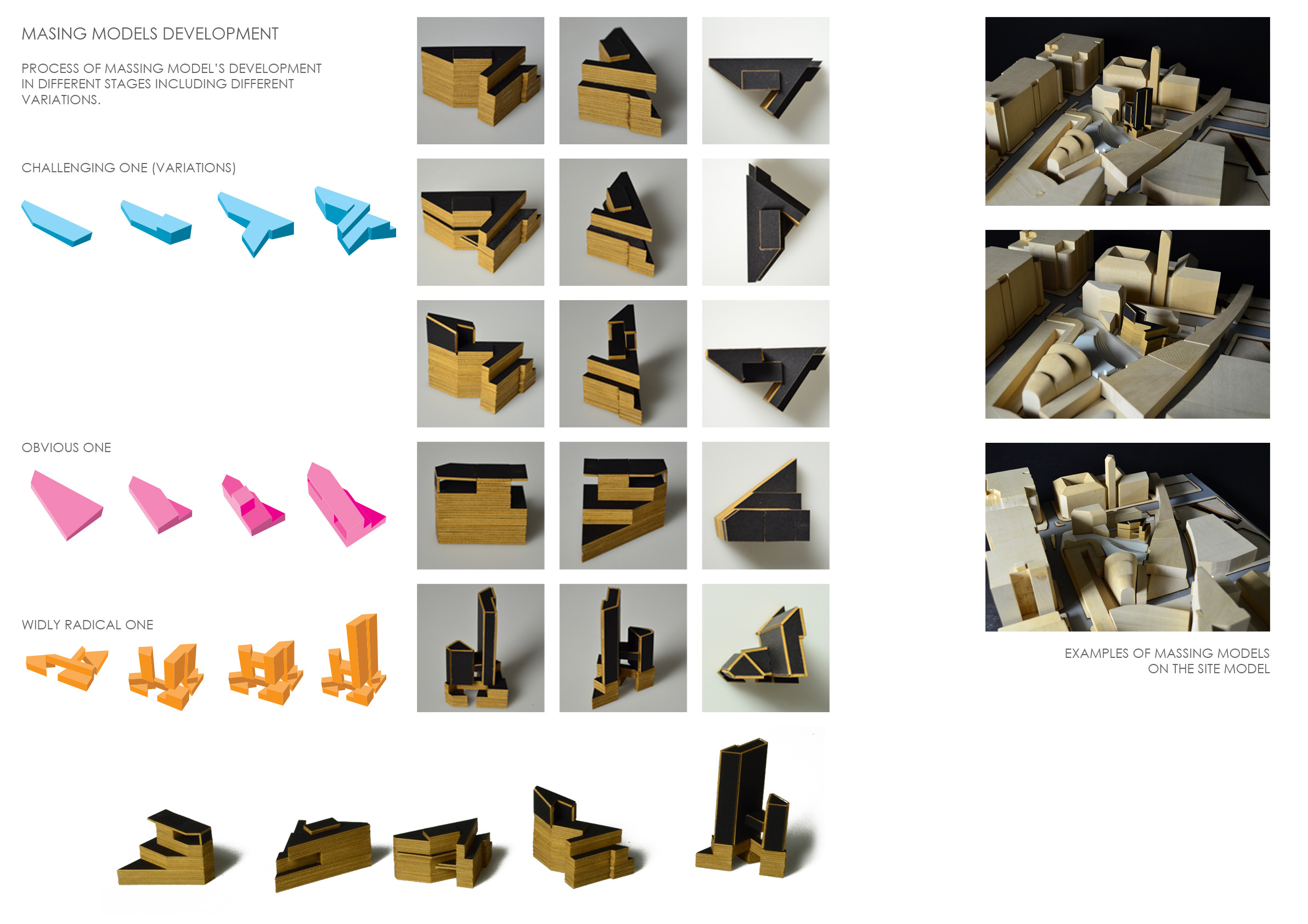 (Year 3) Massing Models - development - WWW.IVANAKIPIC.COM