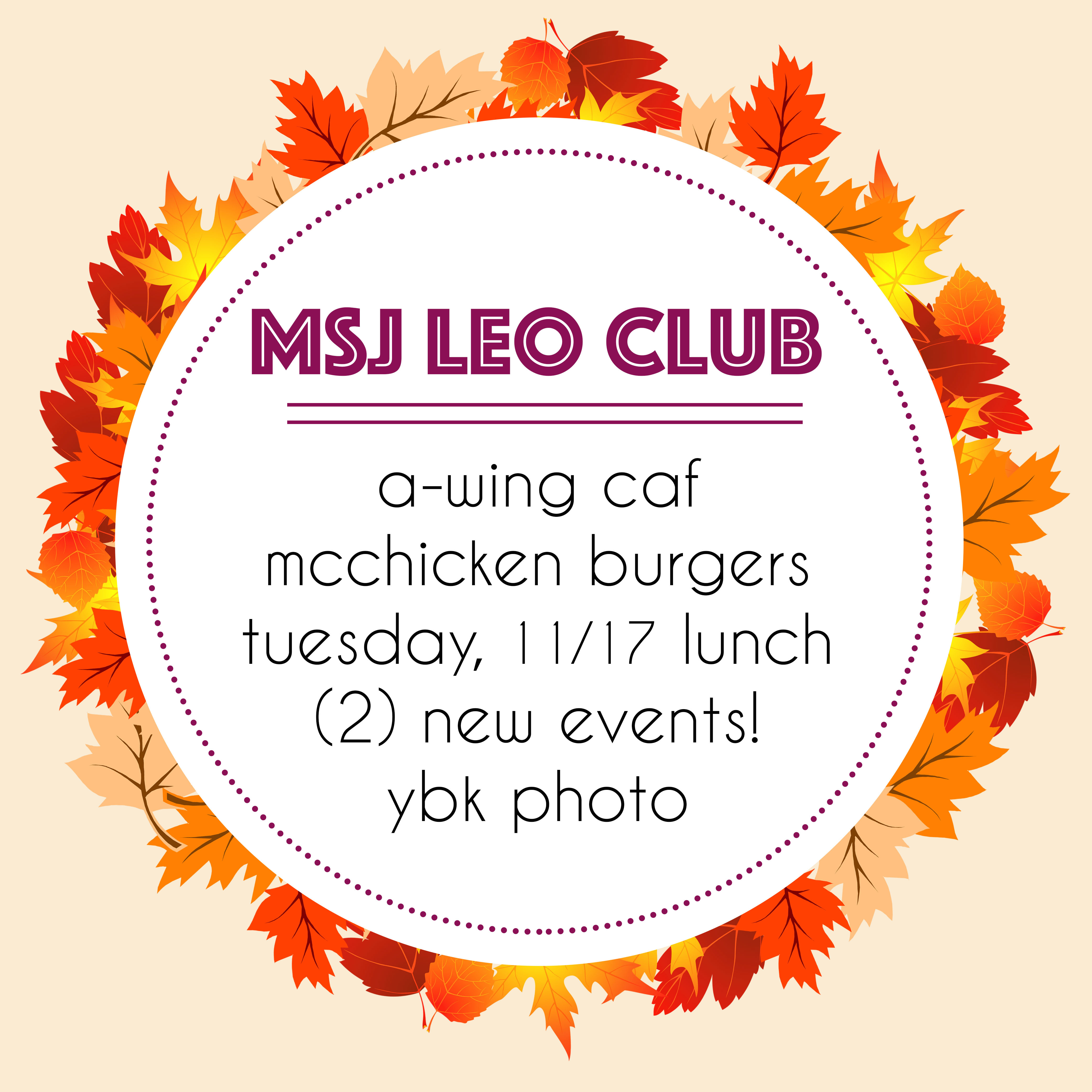 {Flyers} LEO Club - CREATIONS.