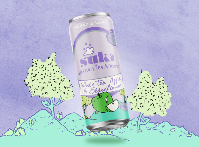Suki Sparkling Tea Infusions - White Tea, Apple & Elderflower - Thomas ...