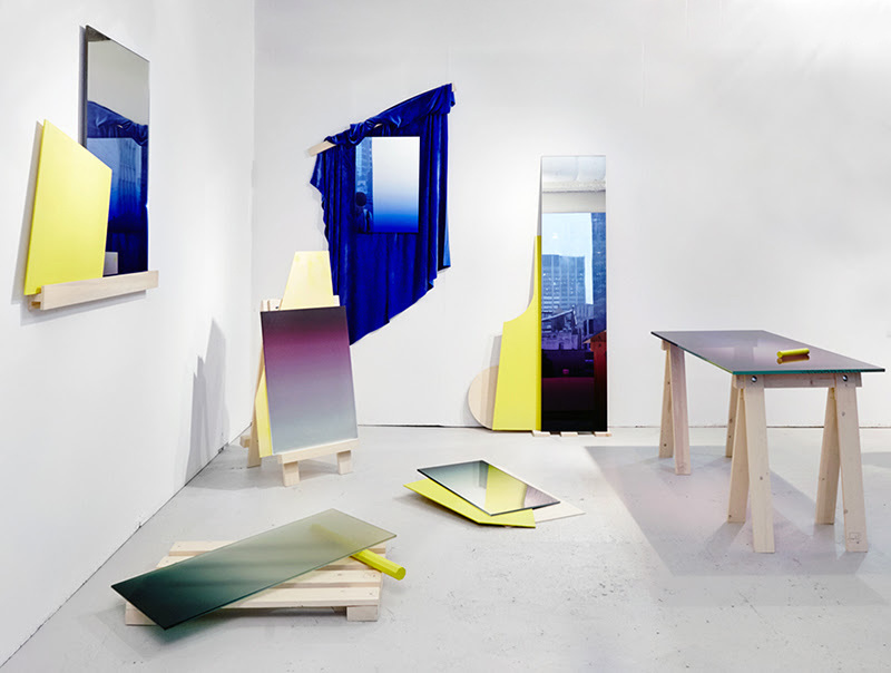 Ombré Glass Installation - Germans Ermičs