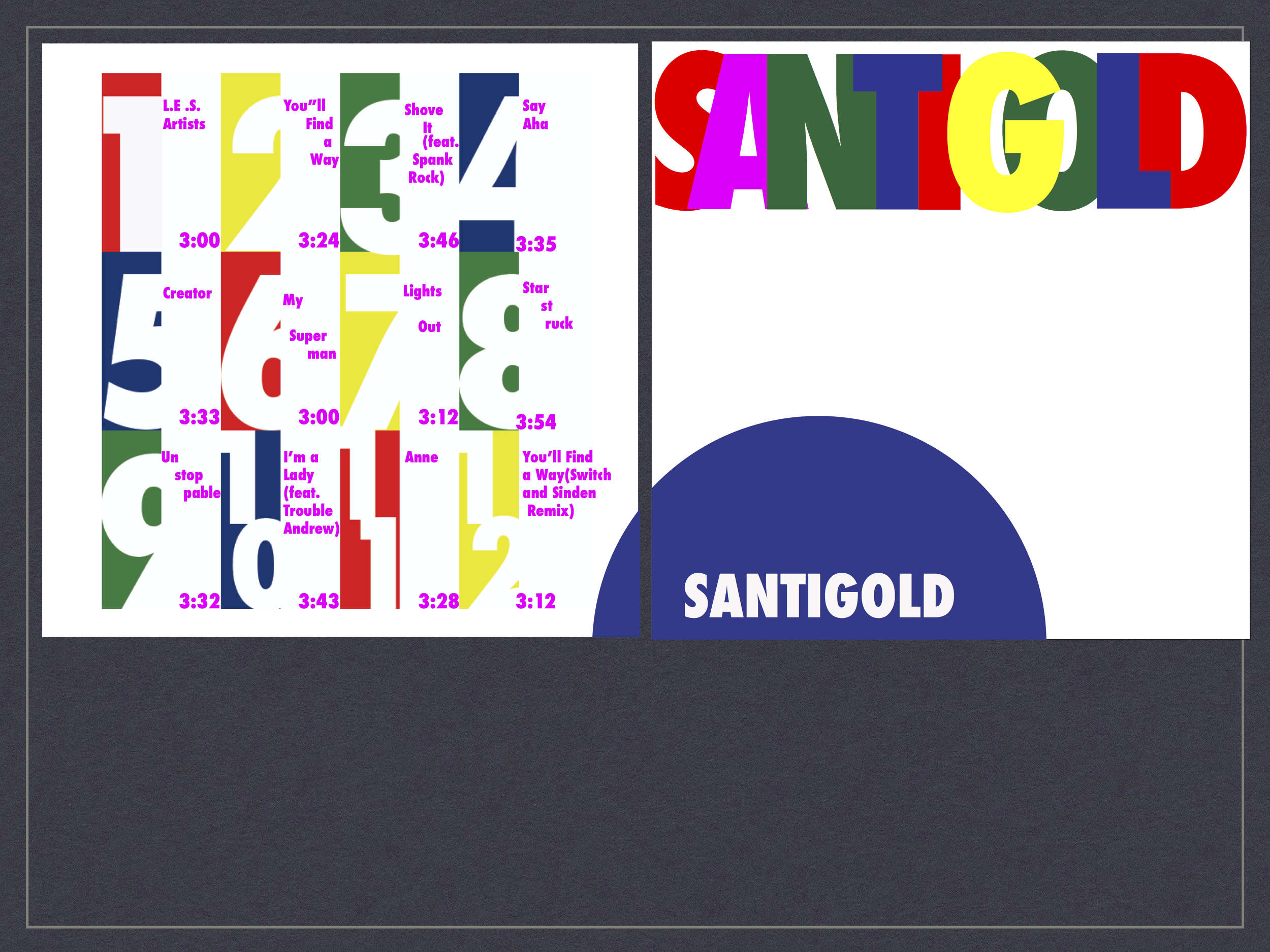 Santigold Album Cover - P S Creative