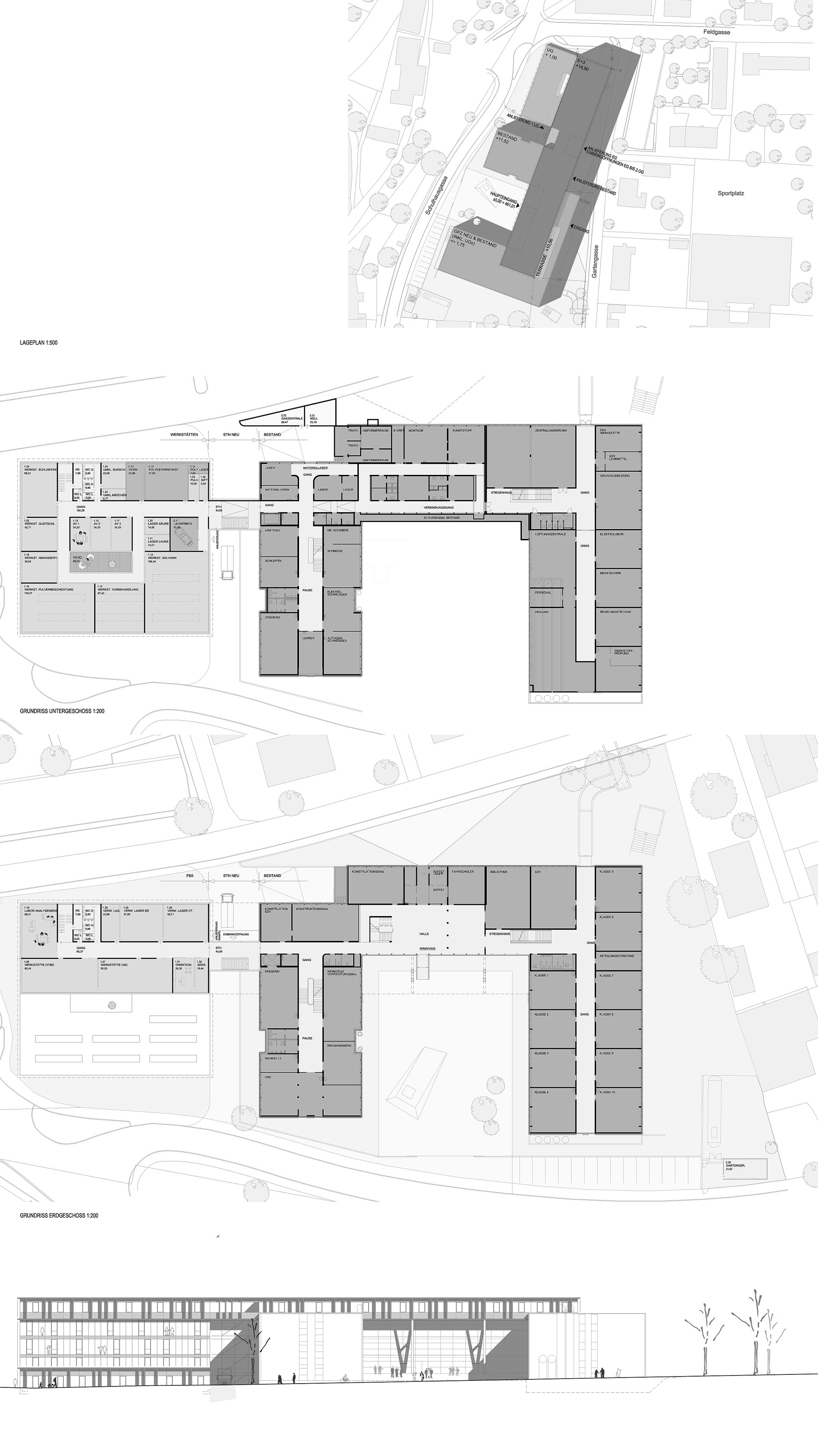 Schulerweiterung Ferlach - alois zierl architekt