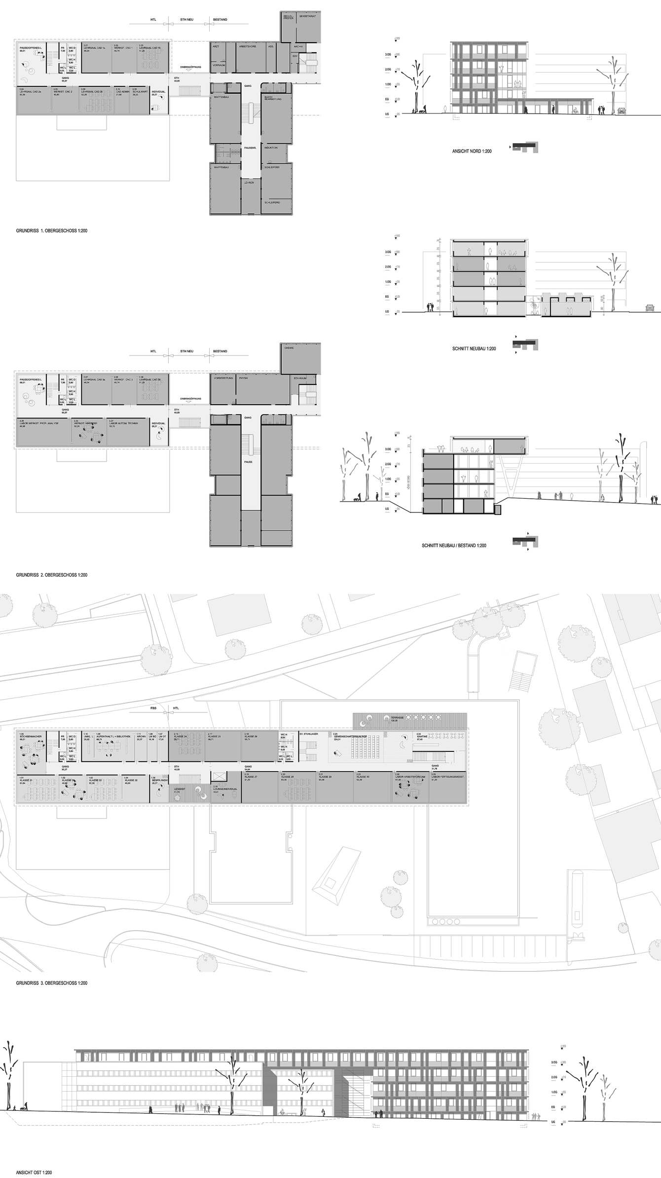 Schulerweiterung Ferlach - alois zierl architekt