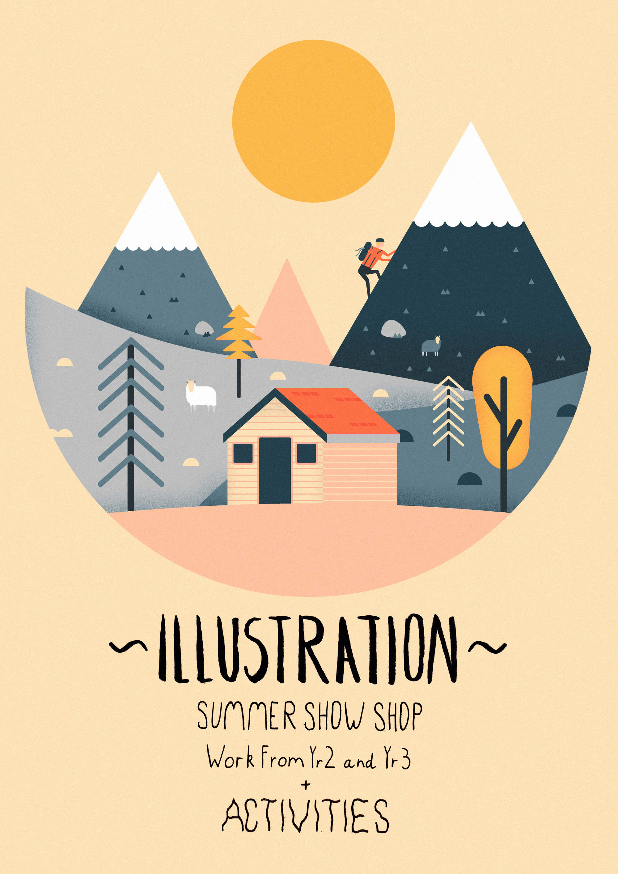 Summer Show Poster - Jake Williams Illustration