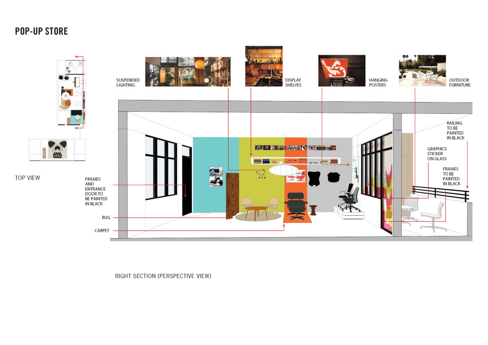 HERMAN MILLER POP UP RETAIL STORE - AMIRUL NAZREE