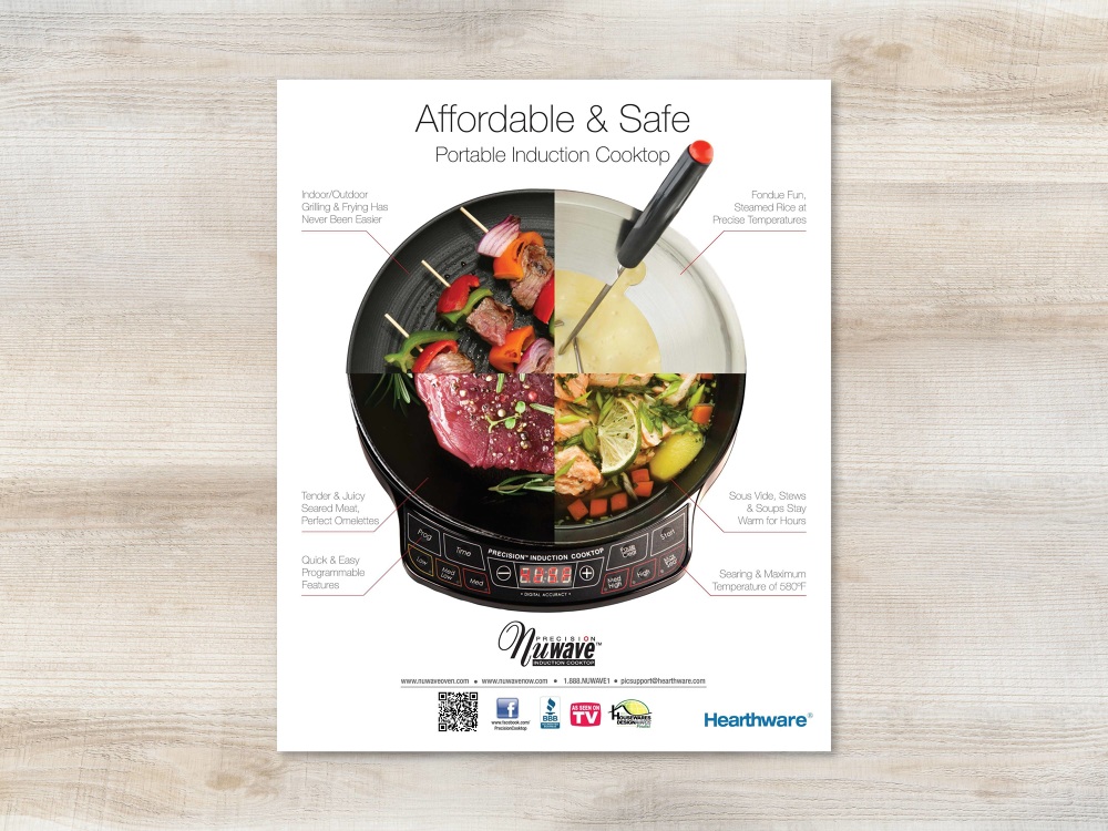 Nuwave Induction Cooktop Magazine Ads - Liz E. Lerman