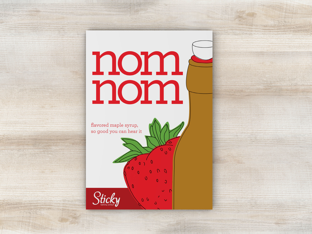 Sticky Maple Syrup Ads - Liz E. Lerman