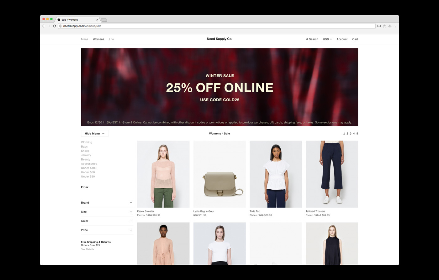 2017 Winter Sale - Eric Gilkey