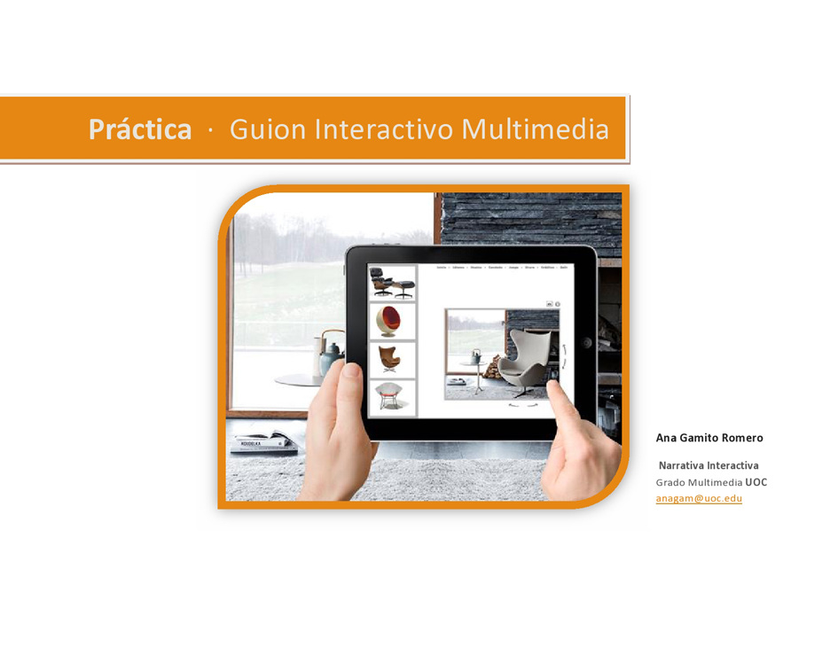 Guión Interactivo Multimedia - Ana Gamito