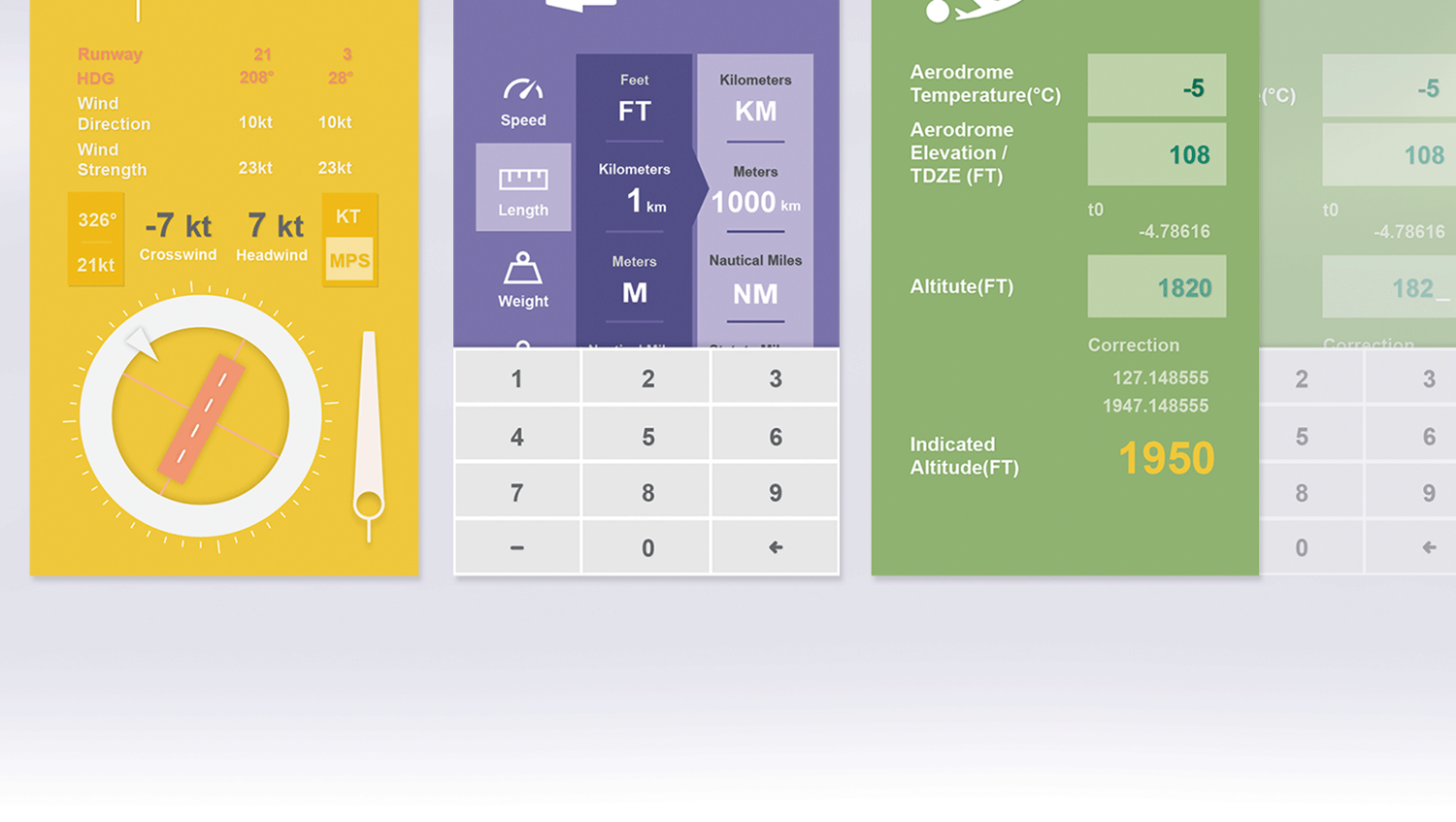 飛行工具 FLIGHT CALCULATOR - dotted