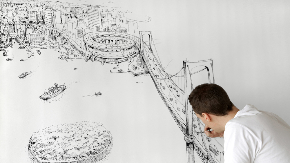 EXPANDING DRAWING - Thomas Dartigues aka Decktwo