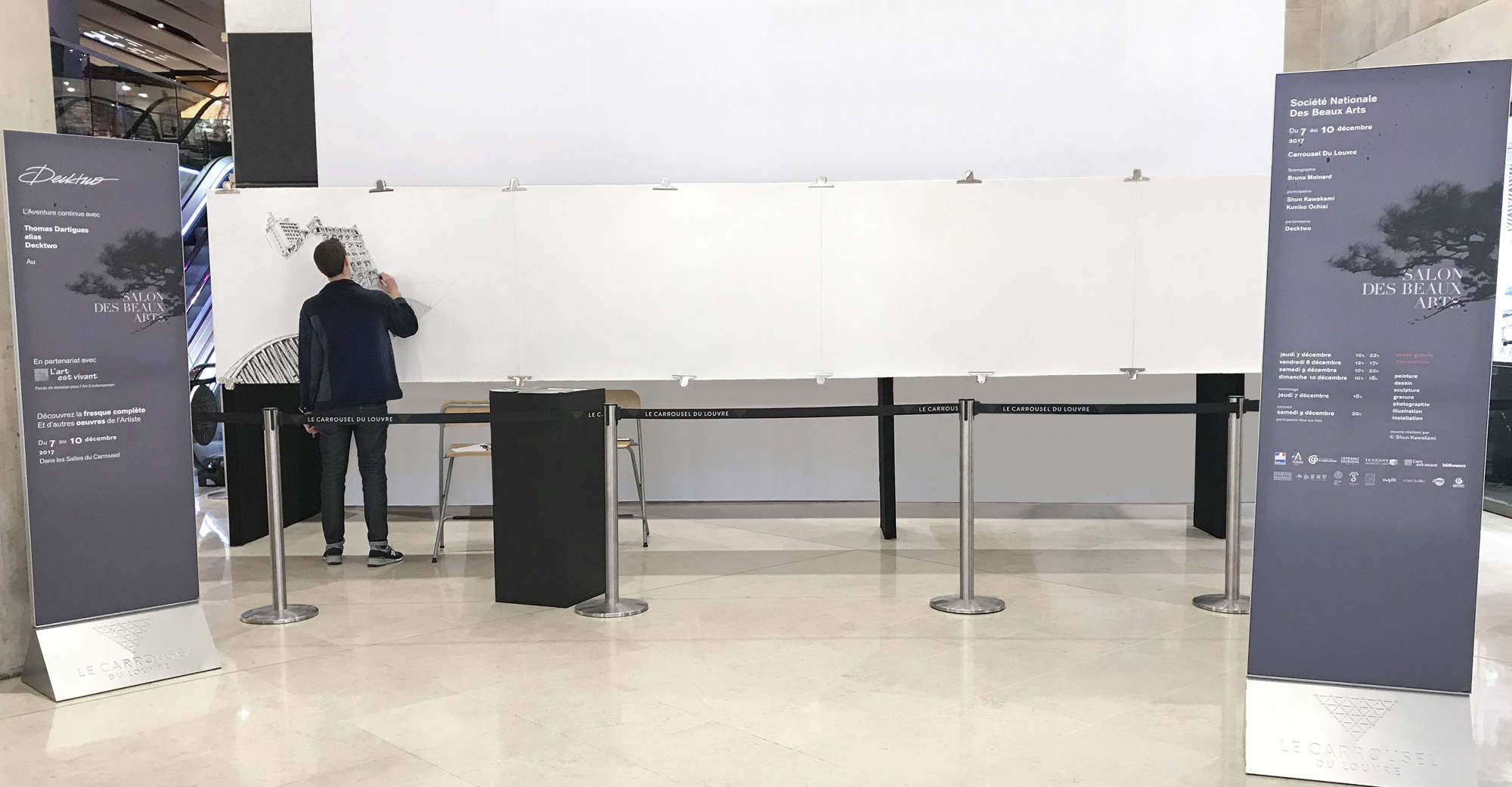 CARROUSEL DU LOUVRE Salon des Beaux Arts 2017 - Thomas Dartigues aka ...
