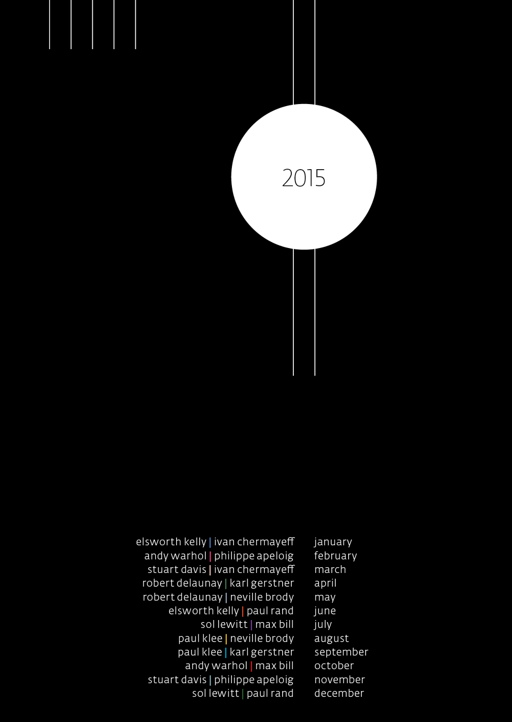 Color Calendar - Desmond Pang