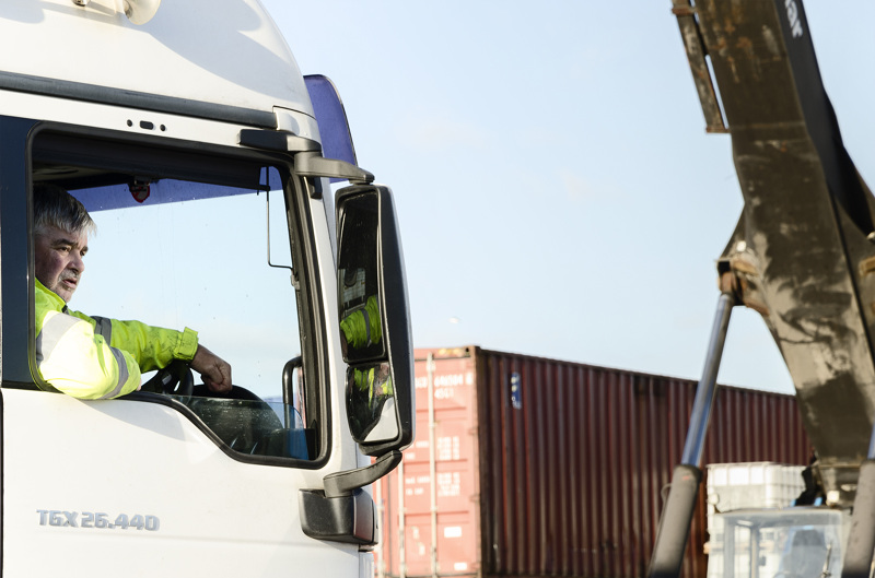 Loneliness of the long distance lorry driver - Anders Jones Photography