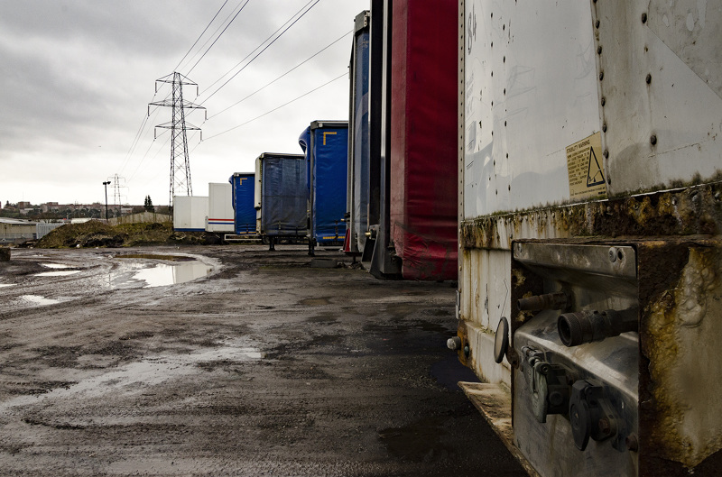 Loneliness of the long distance lorry driver - Anders Jones Photography