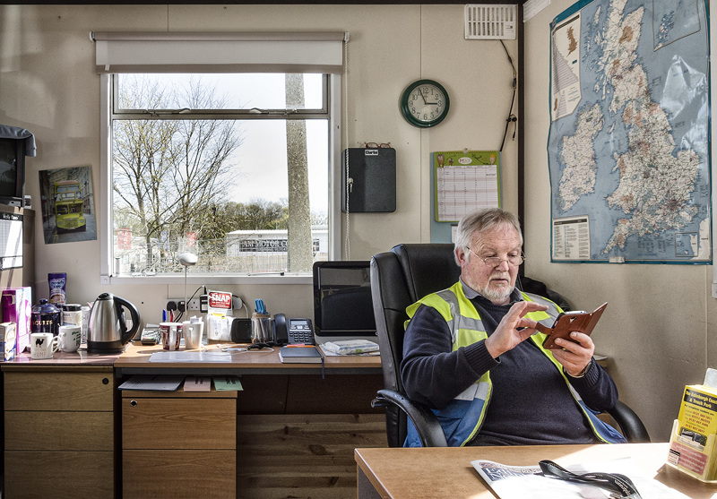 Loneliness of the long distance lorry driver - Anders Jones Photography