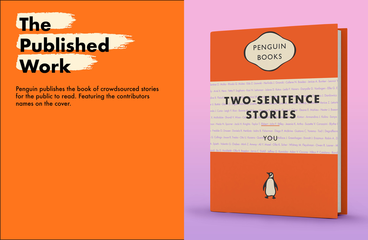 Penguin Books - Two-Sentence Stories - Glenn Symmons