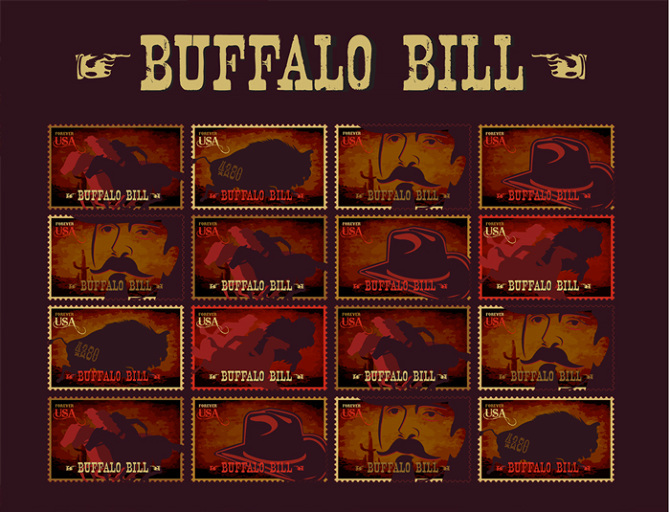 Buffalo Bill Stamps - emiliaragon