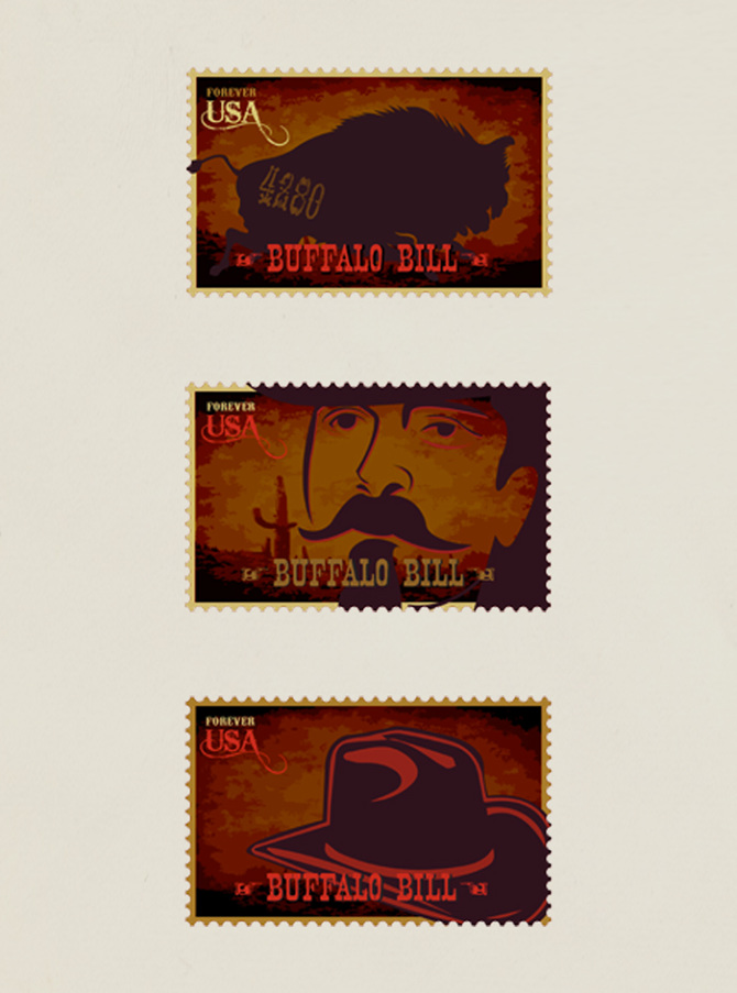 Buffalo Bill Stamps - emiliaragon