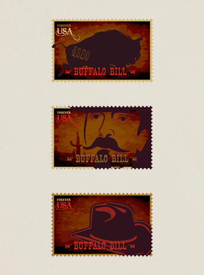 Buffalo Bill Stamps - emiliaragon