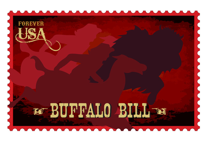 Buffalo Bill Stamps - emiliaragon
