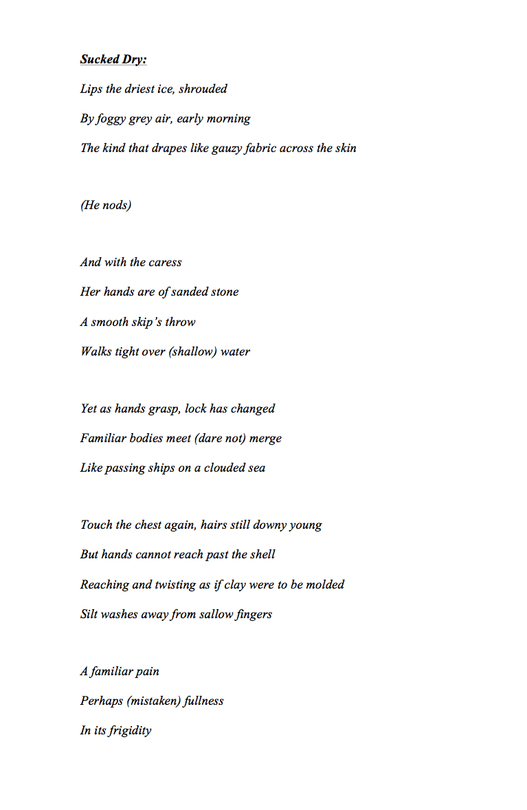 Poetry - Paris Sanders