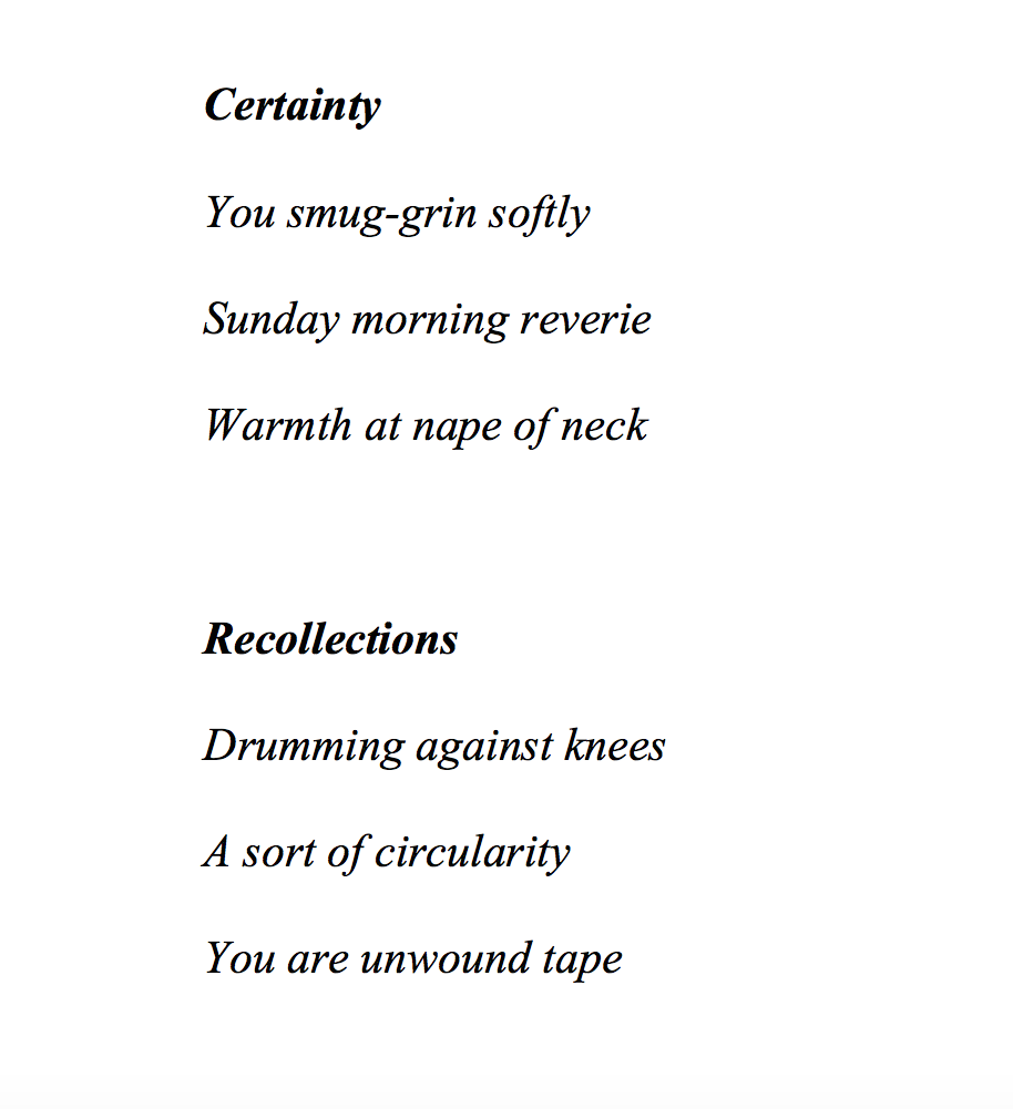 Poetry - Paris Sanders